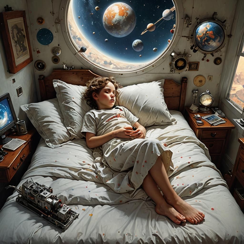 in space - AI Generated Artwork - NightCafe Creator