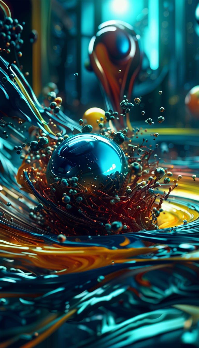 Macro hyper realistic photography, short frame, acetate render, organic ...