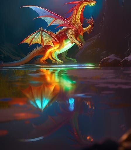 Dragon - AI Generated Artwork - NightCafe Creator