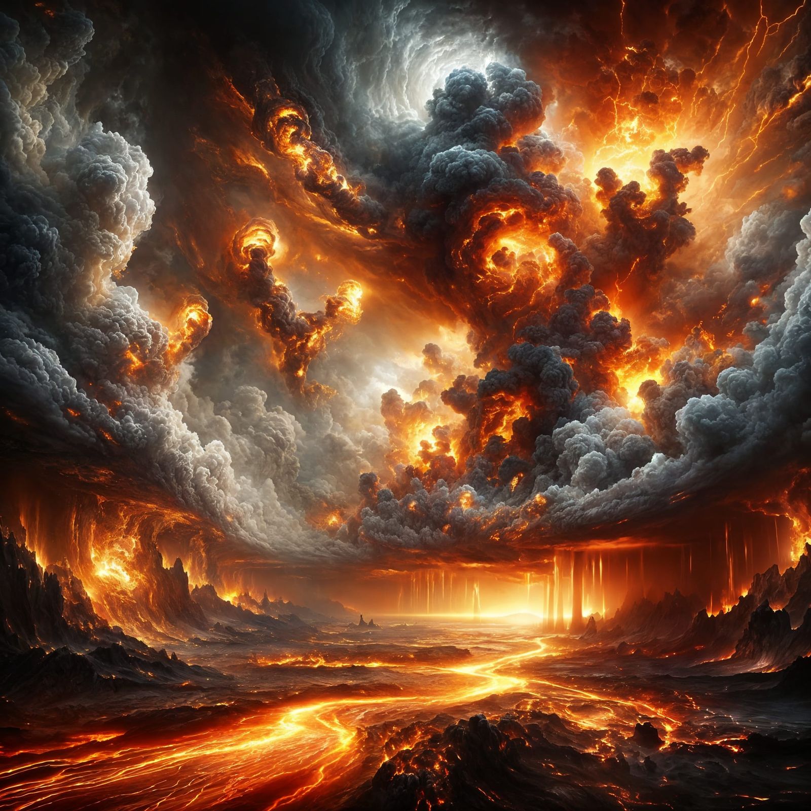 The Day The Sky Cried Fire - Fiery Storm Unleashes Phoenixes...