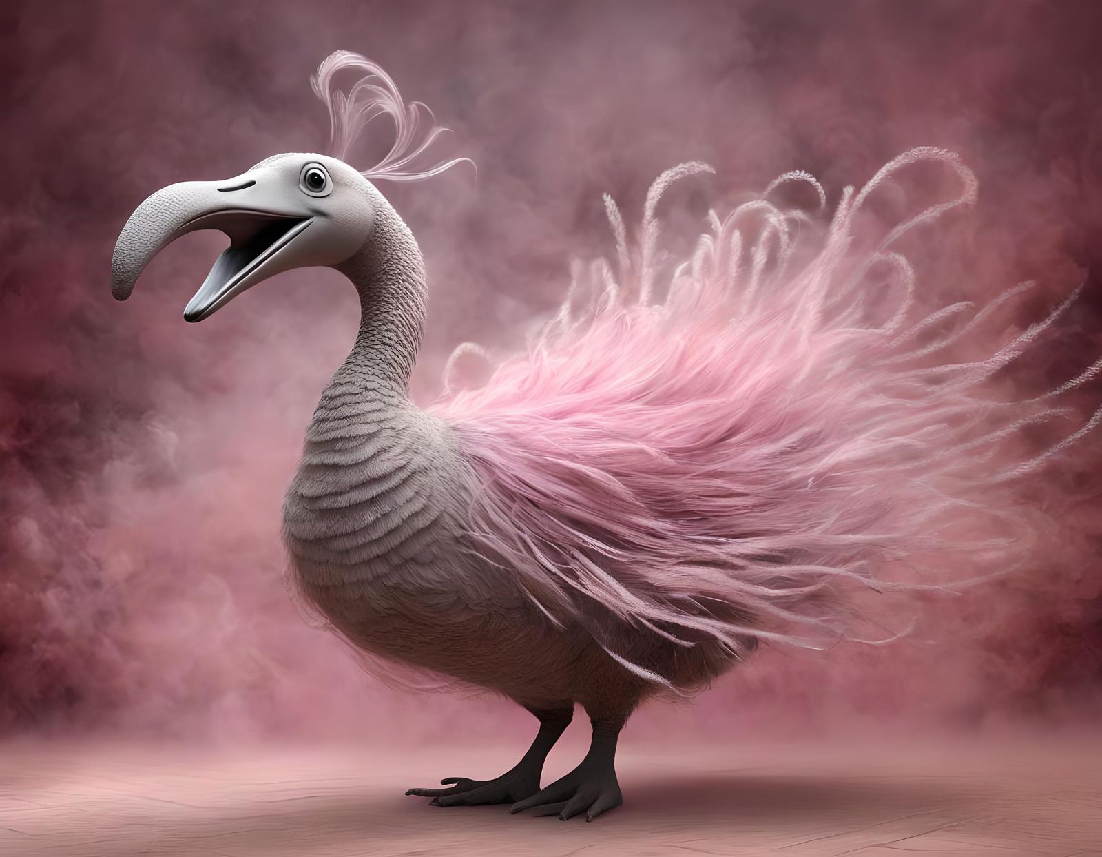 Twirling Dork-Breathed Dodo-Bird Algorythmic Anthropomorphism (Living ...