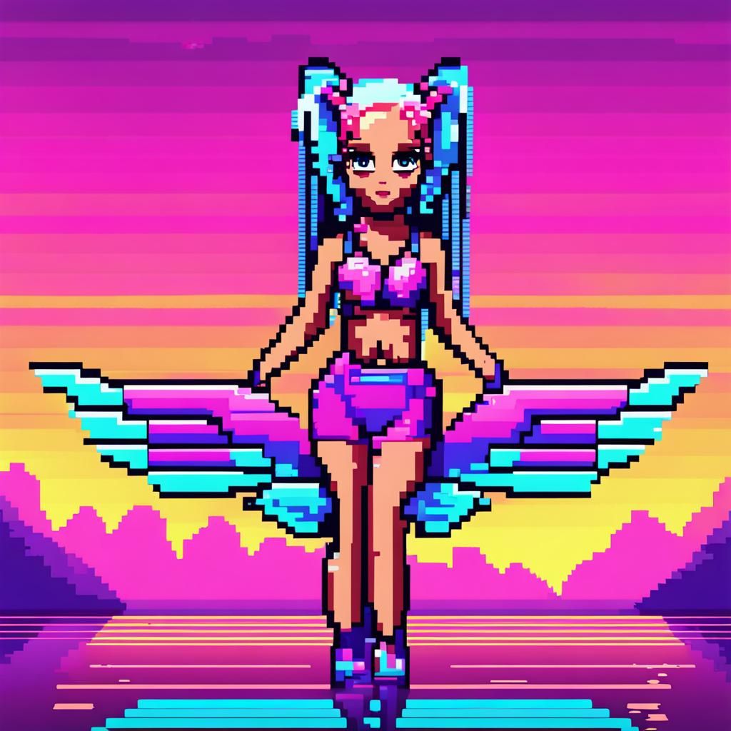 Doja Cat Pixie Pixel Art