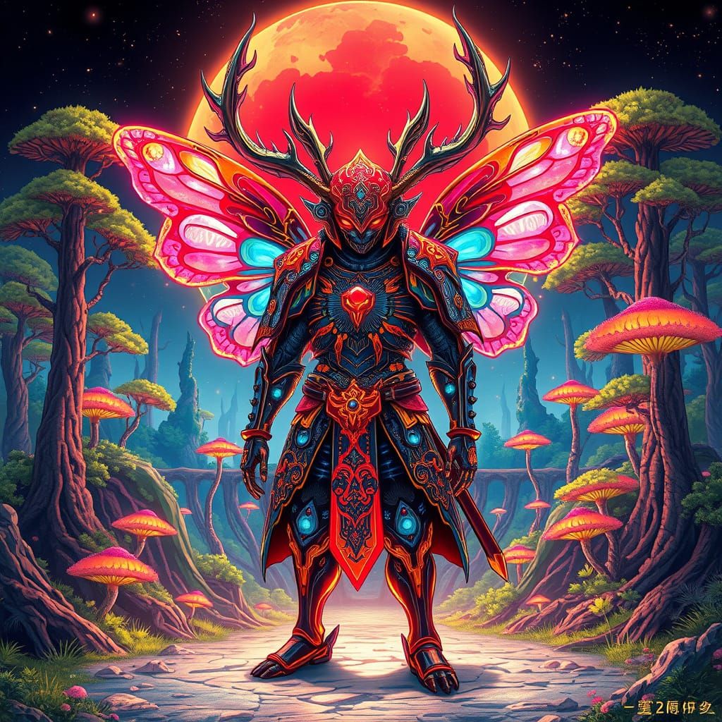 A beautiful and exotic life form, based on silicon, with hybrid ...