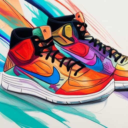 Nike shoes - AI Generated Artwork - NightCafe Creator