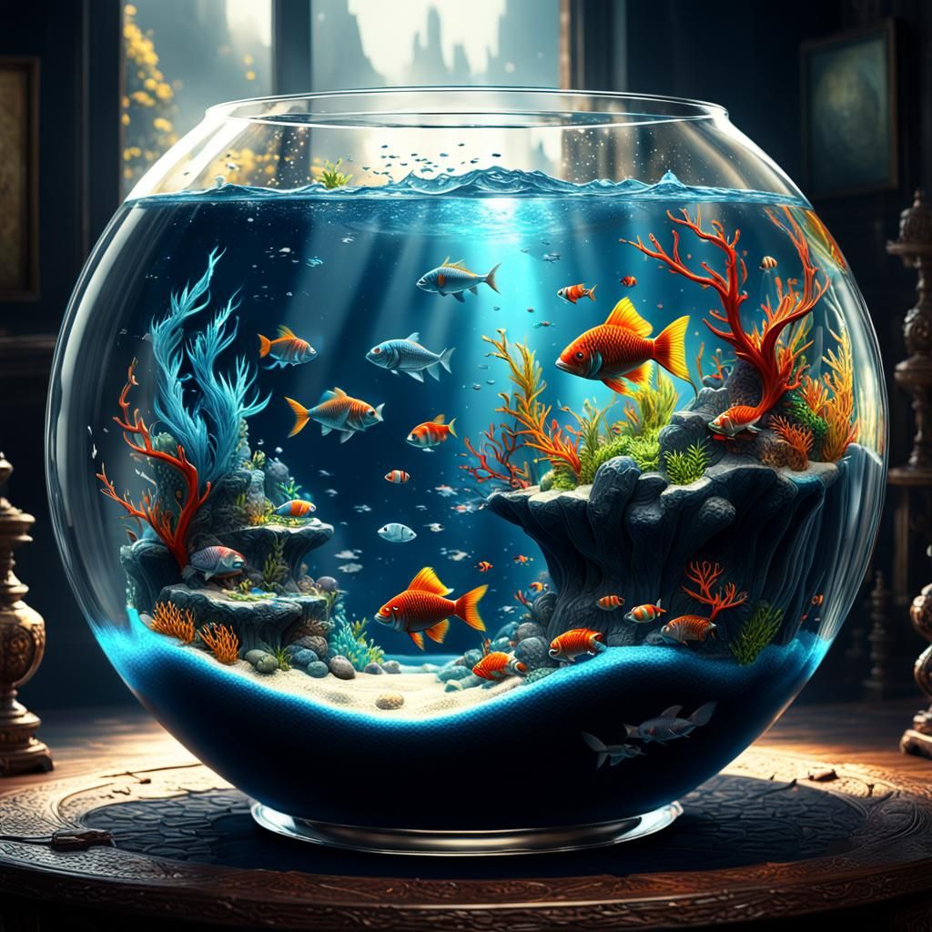 Fishbowl - AI Generated Artwork - NightCafe Creator