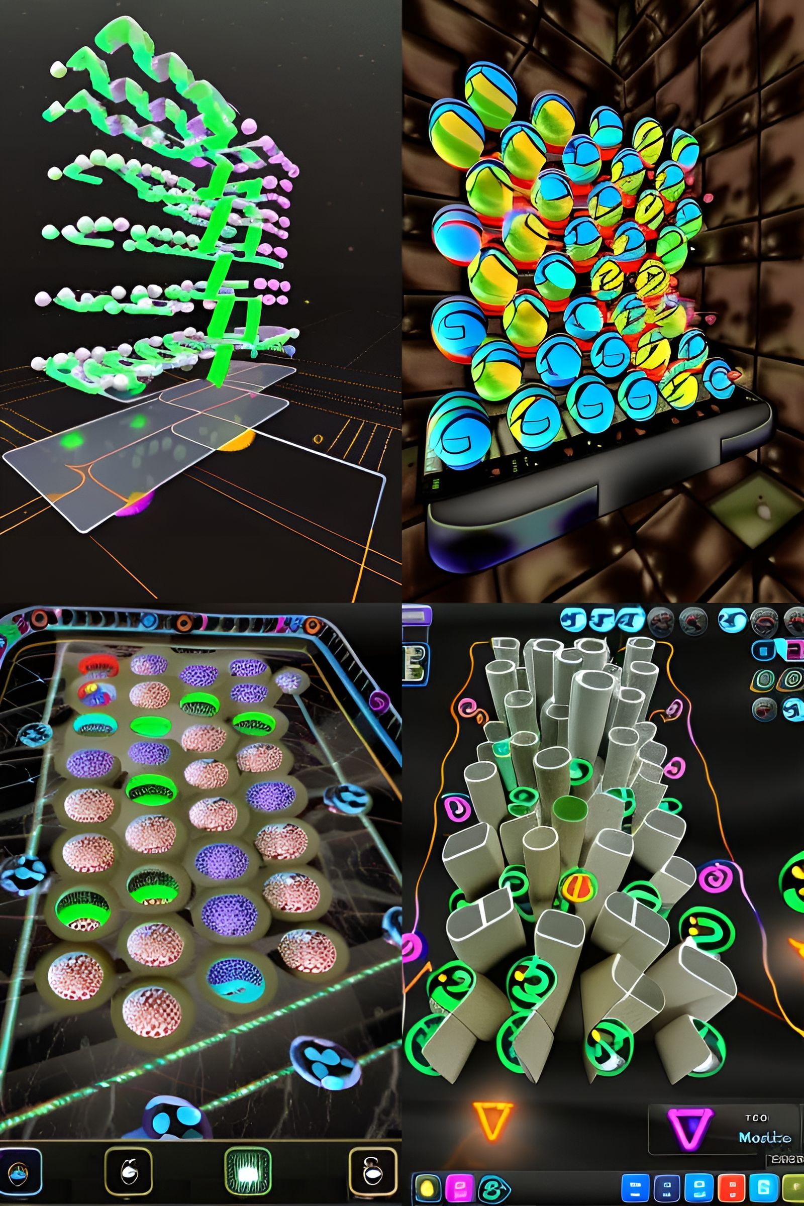 Virtual Pinball Machines - AI Generated Artwork - NightCafe Creator