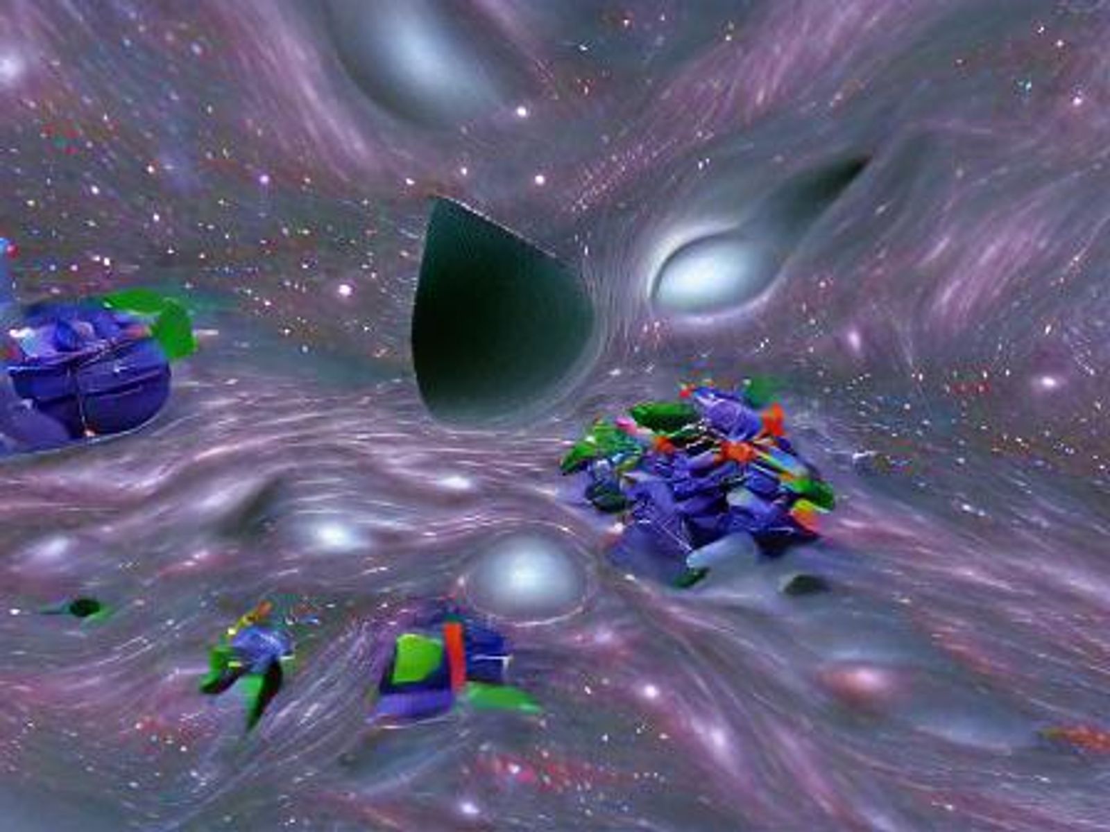90s cgi void space - AI Generated Artwork - NightCafe Creator