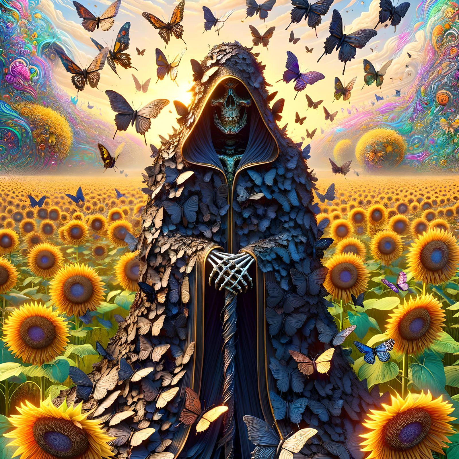 Beauty in Death - AI Generated Artwork - NightCafe Creator