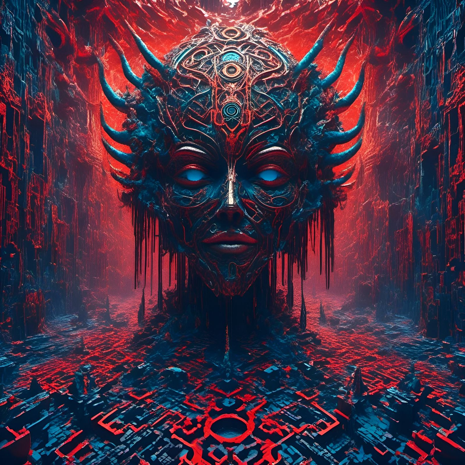 labyrinth deity - AI Generated Artwork - NightCafe Creator