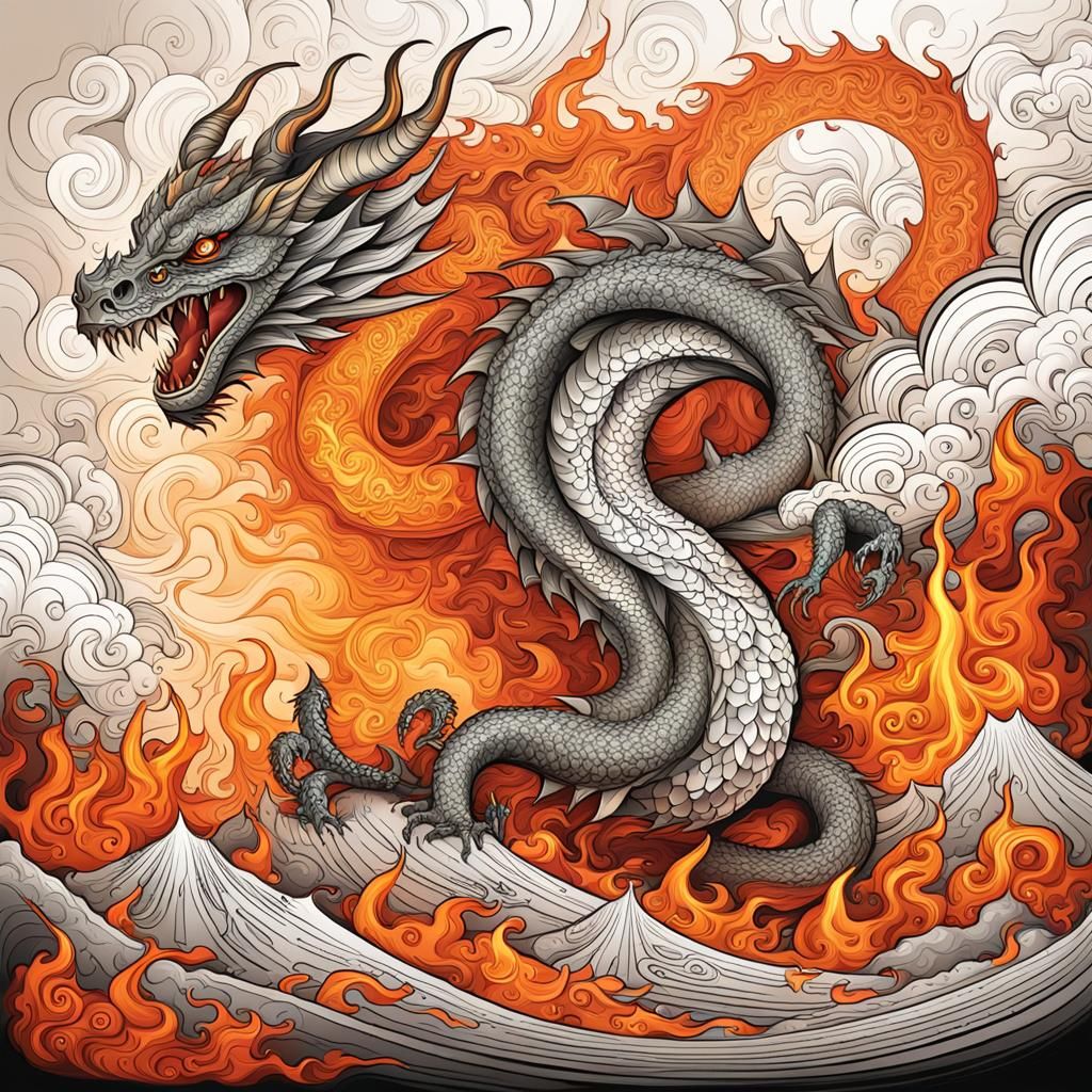 Chinese Dragon - AI Generated Artwork - NightCafe Creator