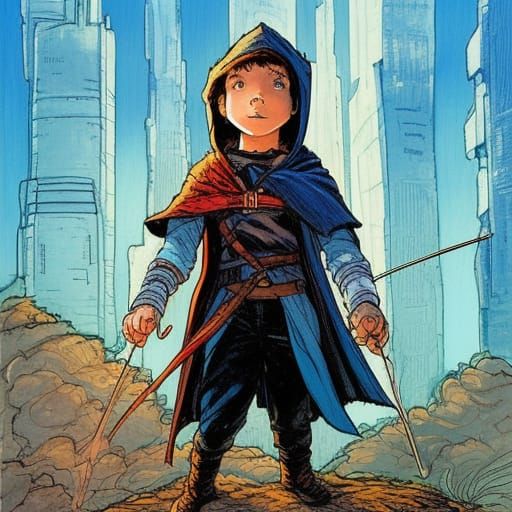 Adventurer boy - AI Generated Artwork - NightCafe Creator