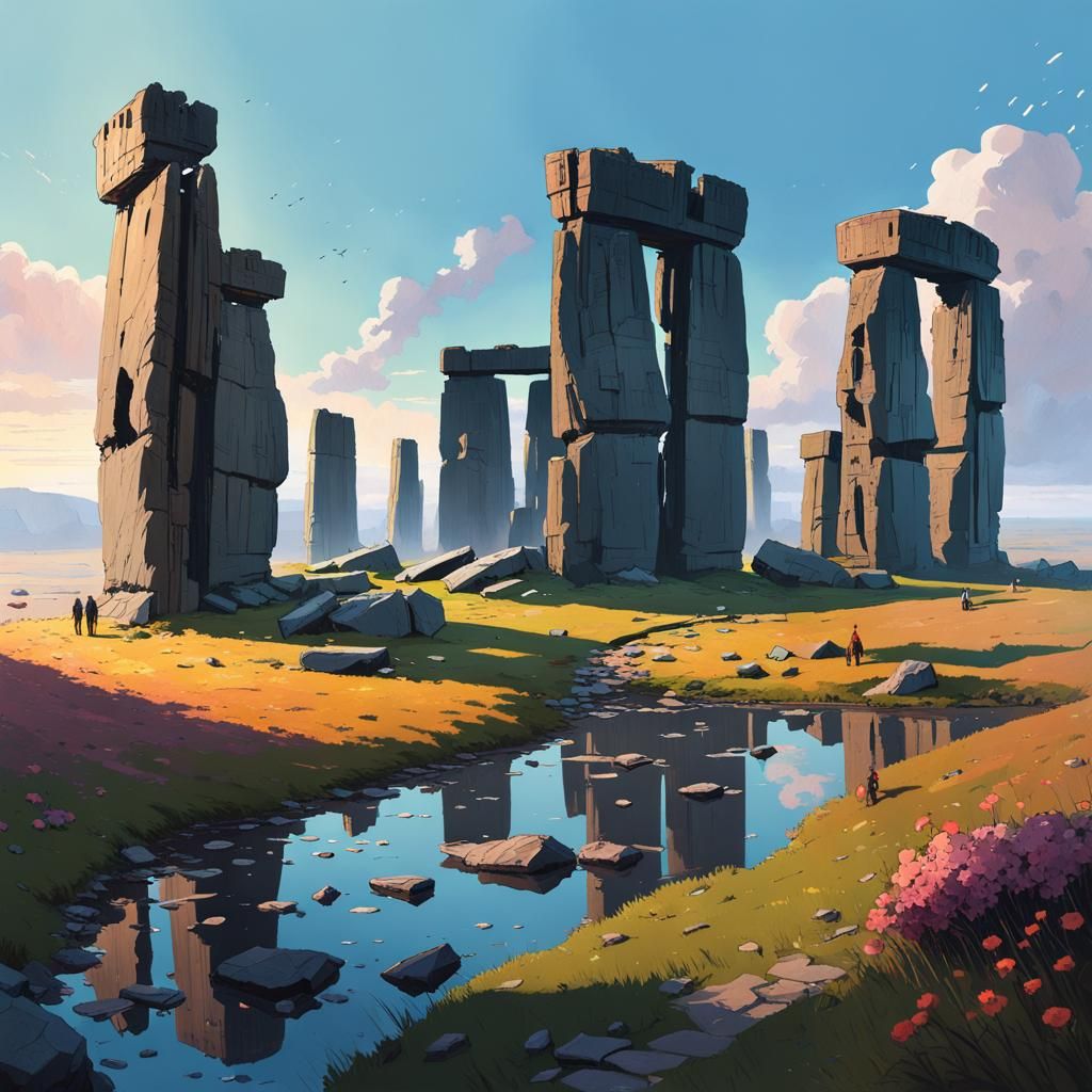 Megalith Culture - AI Generated Artwork - NightCafe Creator