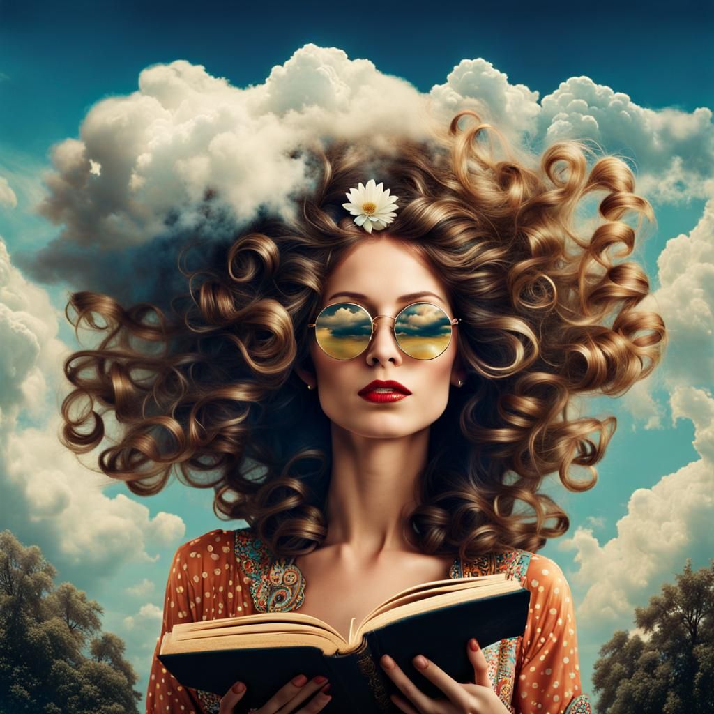 Hippy surreal-Chic - AI Generated Artwork - NightCafe Creator