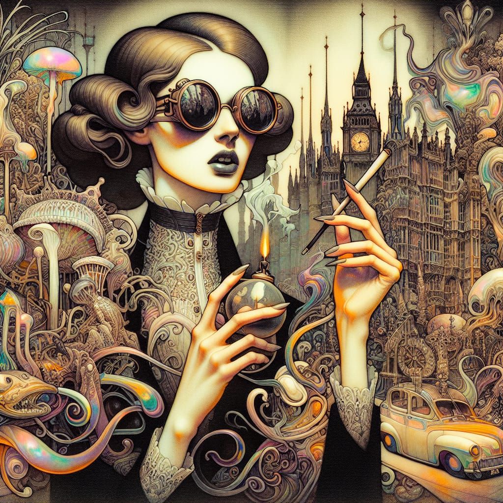 The Spiritual Revolution of The Hippie Days... in Steampunk World.