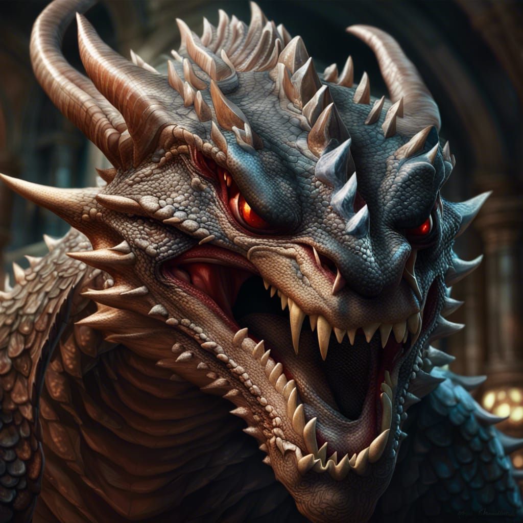 Orc Dragon - AI Generated Artwork - NightCafe Creator