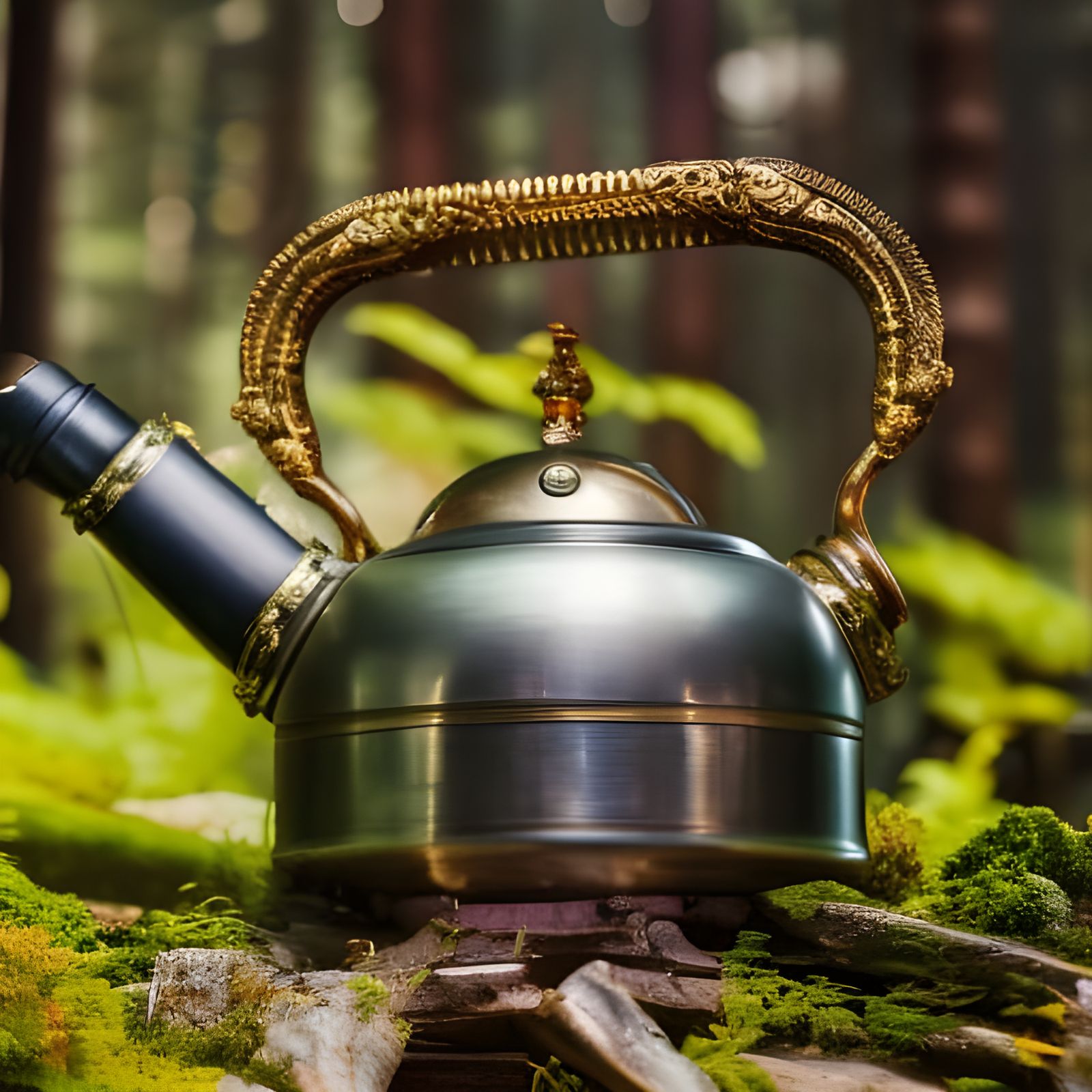 There is something strange about the kettle. - AI Generated Artwork ...