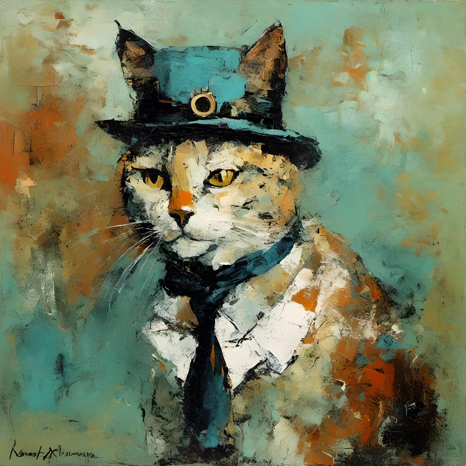 Cool cat - AI Generated Artwork - NightCafe Creator