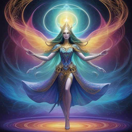 Holy Urantia EVE - Ethereal EVE in Mystical Celestial Landsc...