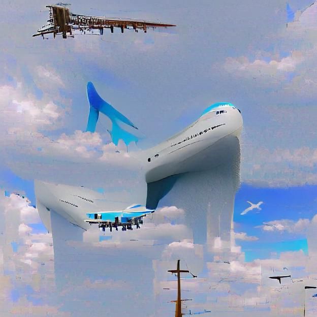 a big plane - AI Generated Artwork - NightCafe Creator