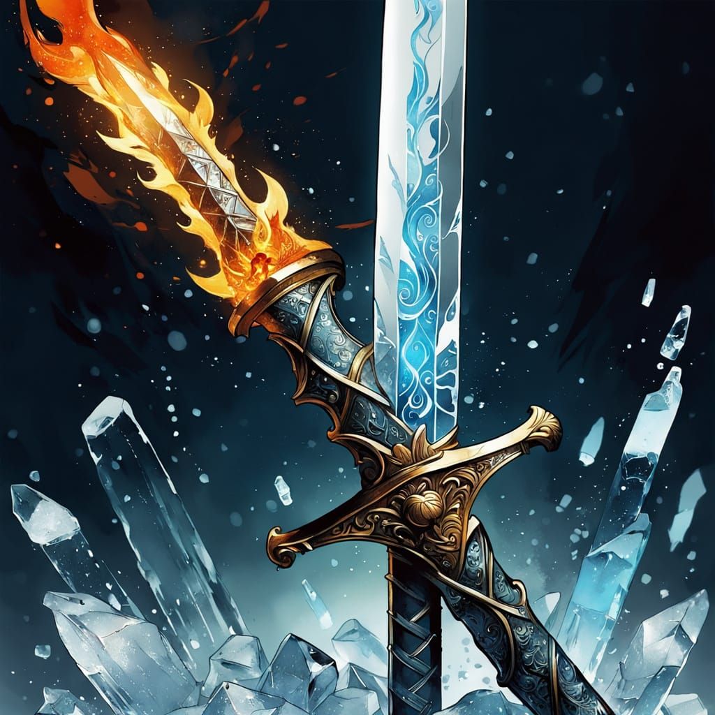 Fusion of Fire and Ice Swords - Fusion of Fire and Ice Sword...