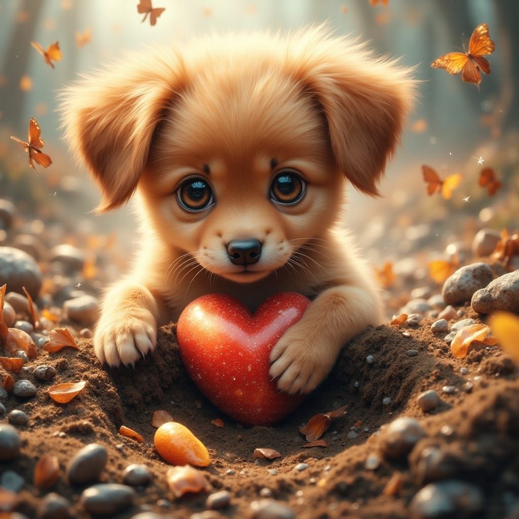 Anime Puppy Unfolds His Heart in Whimsical, Super-... - AI Art