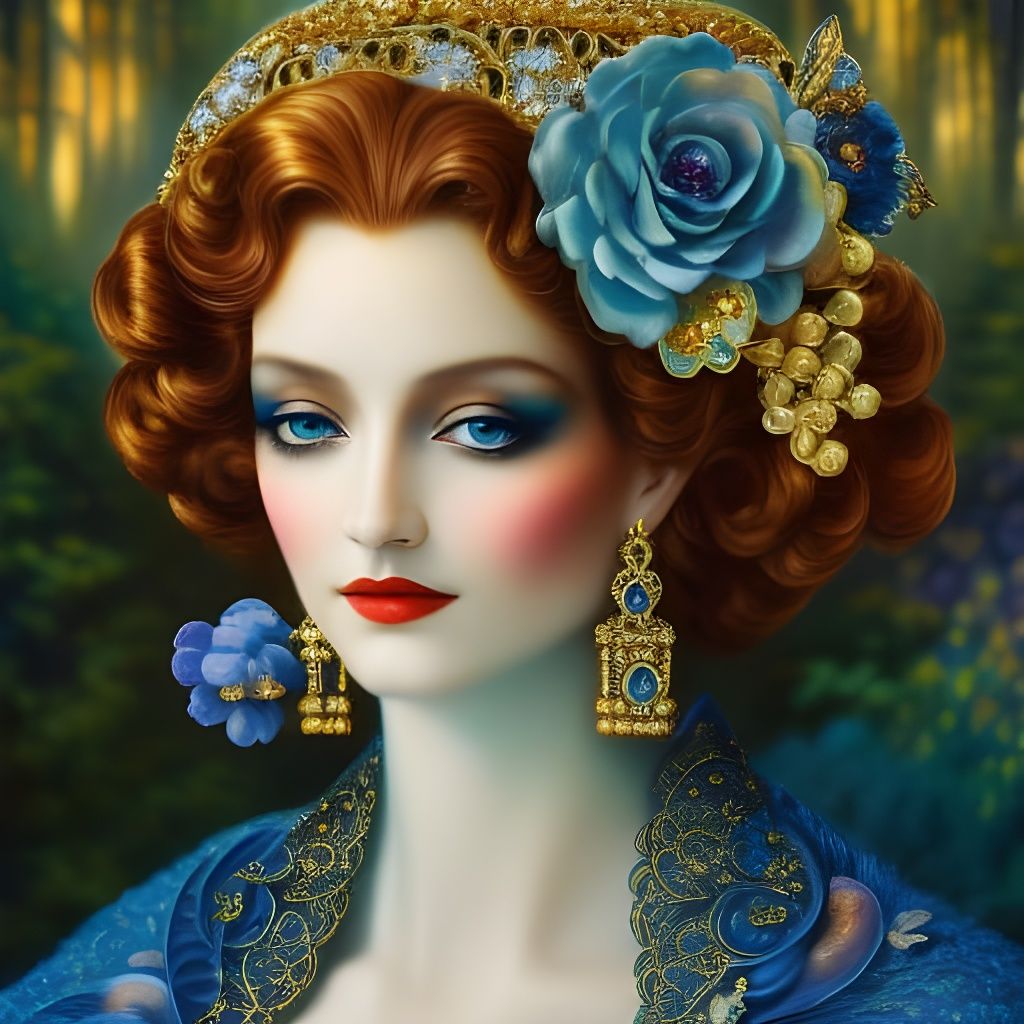 Charming Lady - AI Generated Artwork - NightCafe Creator