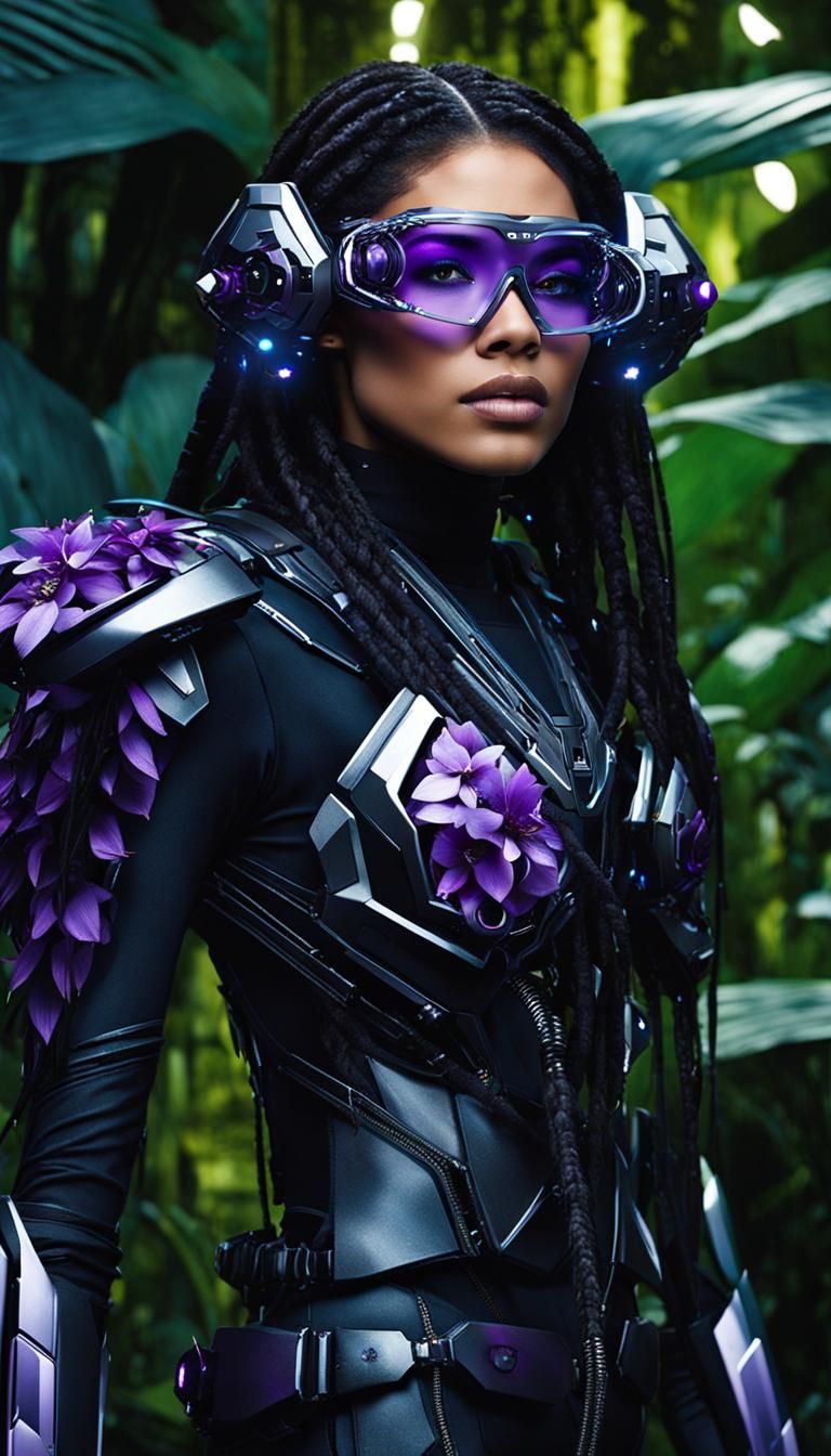 Zendaya Violet theme - AI Generated Artwork - NightCafe Creator