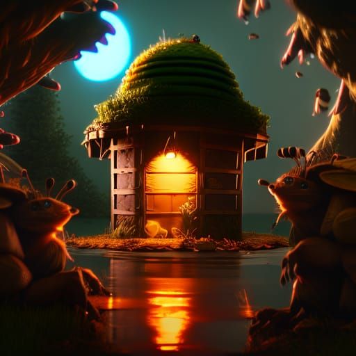 Beehive - AI Generated Artwork - NightCafe Creator