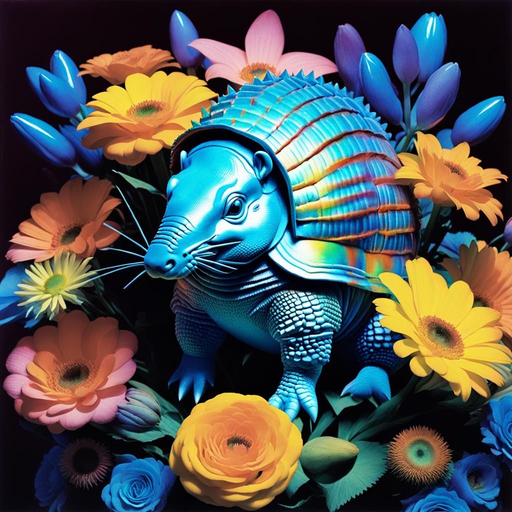 Shiny Armadillo - AI Generated Artwork - NightCafe Creator