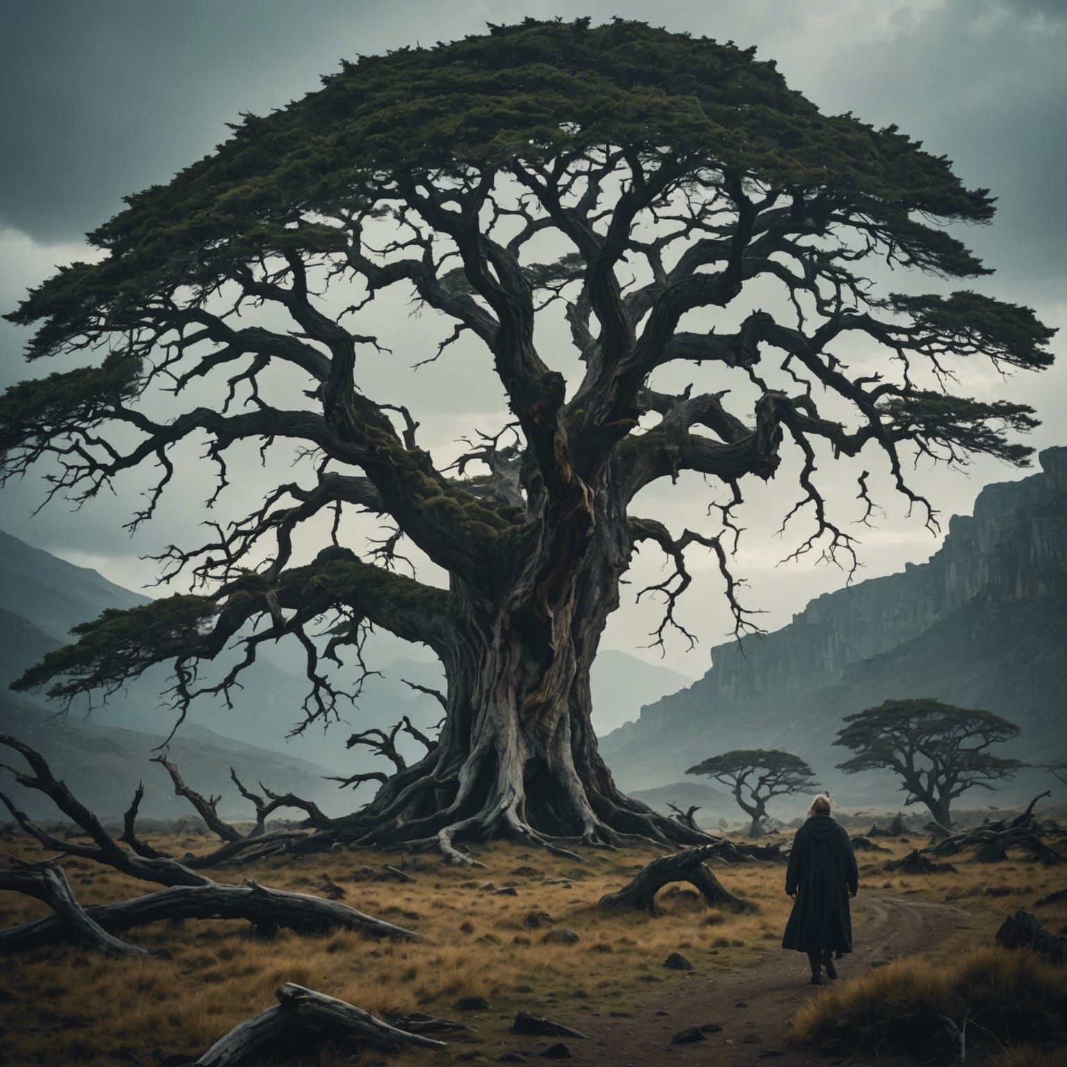 "A fierce and wild landscape, with gusty winds whipping through the ...