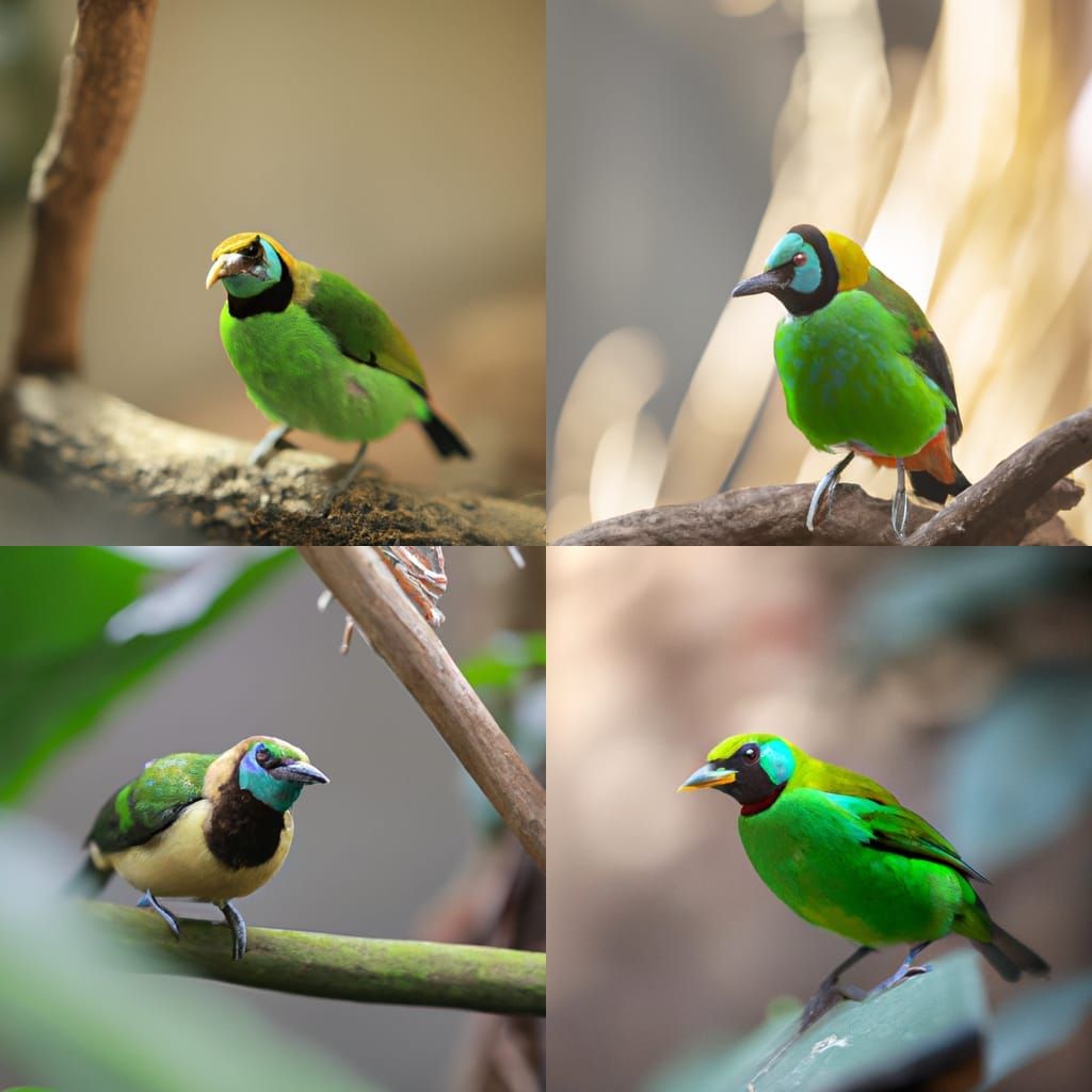 Green-headed tanger - Vibrant Green-Headed Tanager in Sharp ...