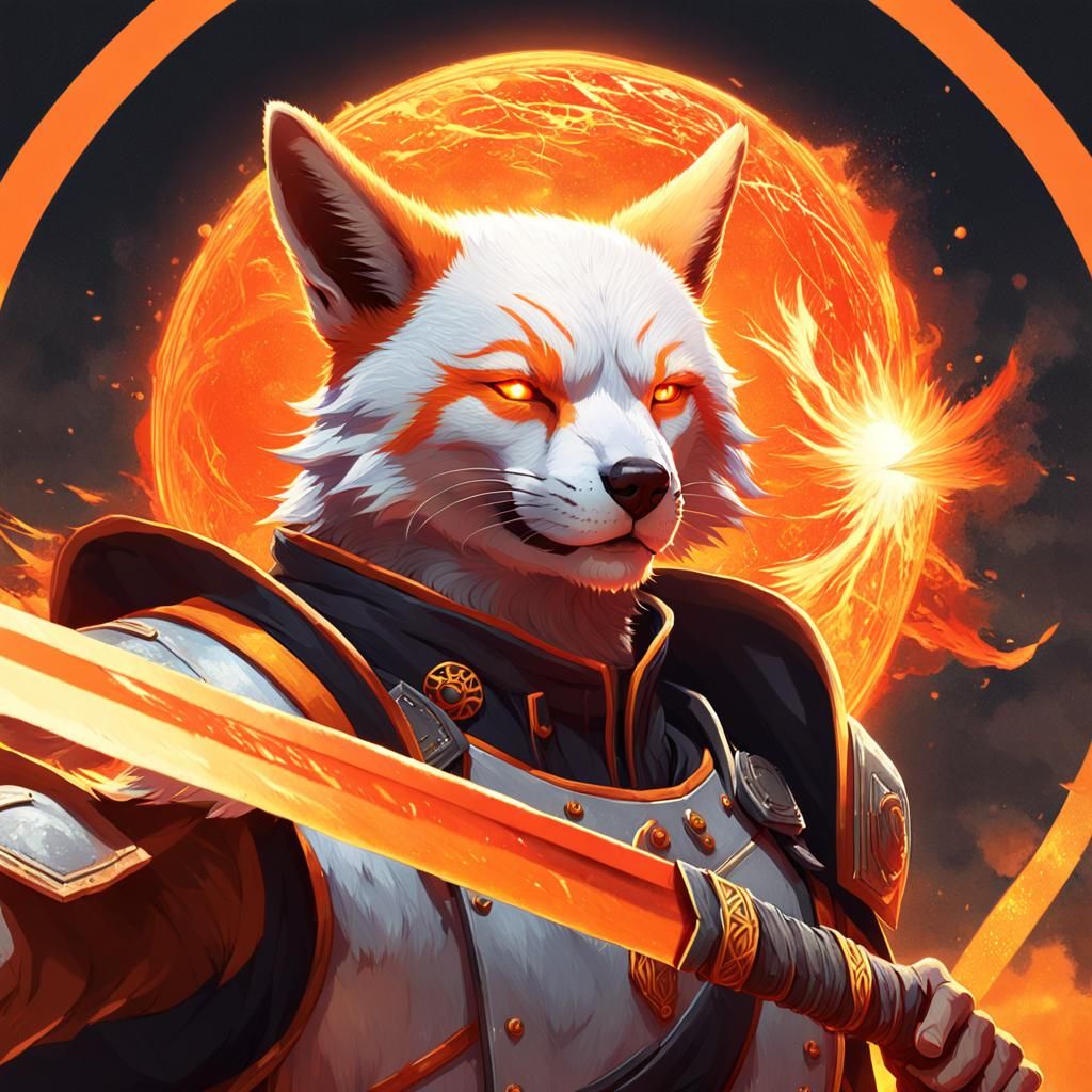 call it the fire kitsune Warrior! - AI Generated Artwork - NightCafe ...