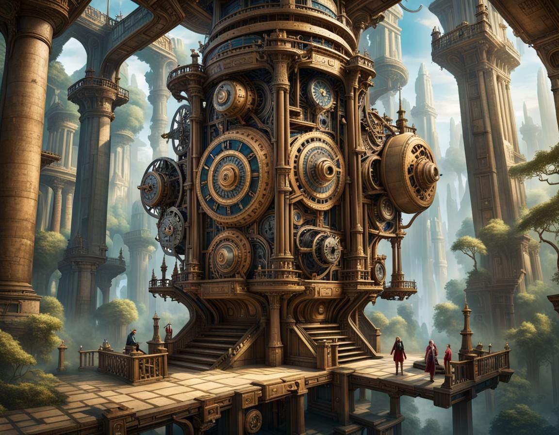 Ancient Technology - AI Generated Artwork - NightCafe Creator