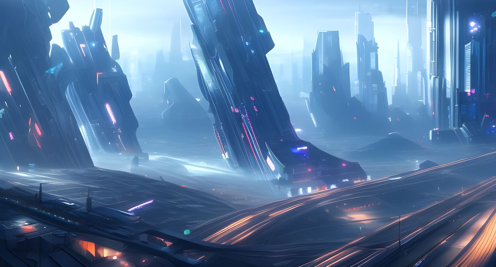 Super City 2 - AI Generated Artwork - NightCafe Creator