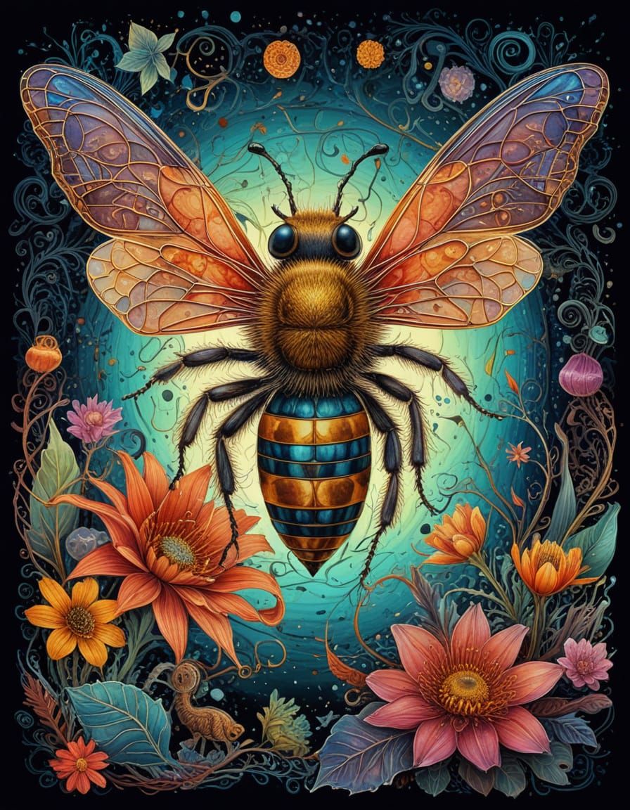 Unique honey bee - Unique honey bee