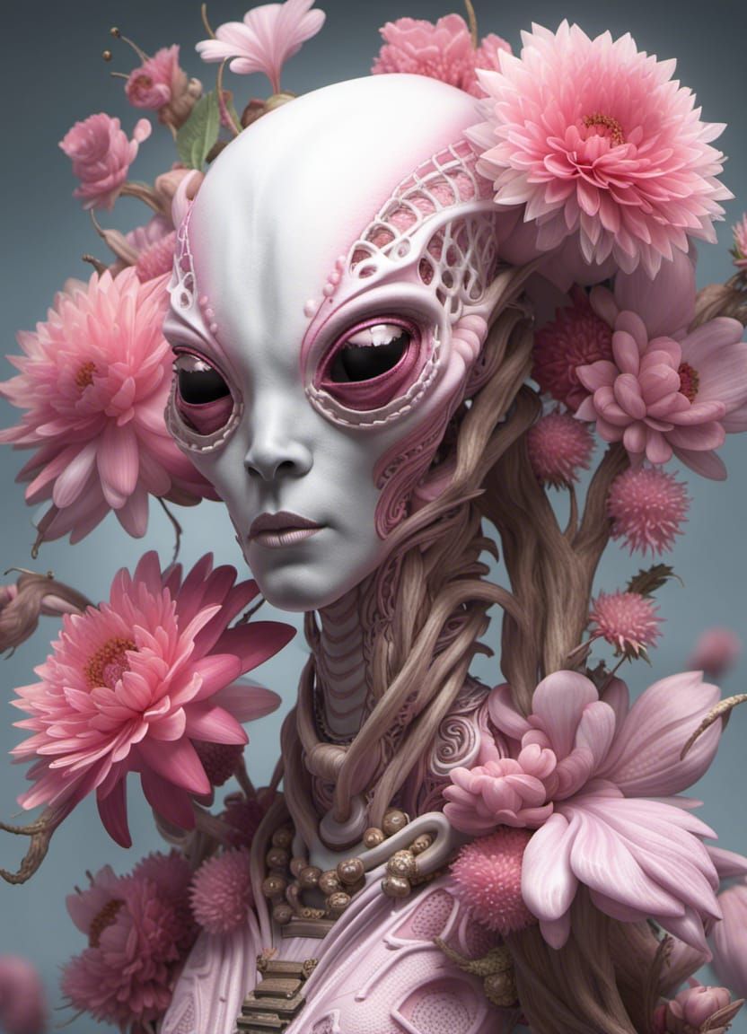 Flower Alien : r/nightcafe