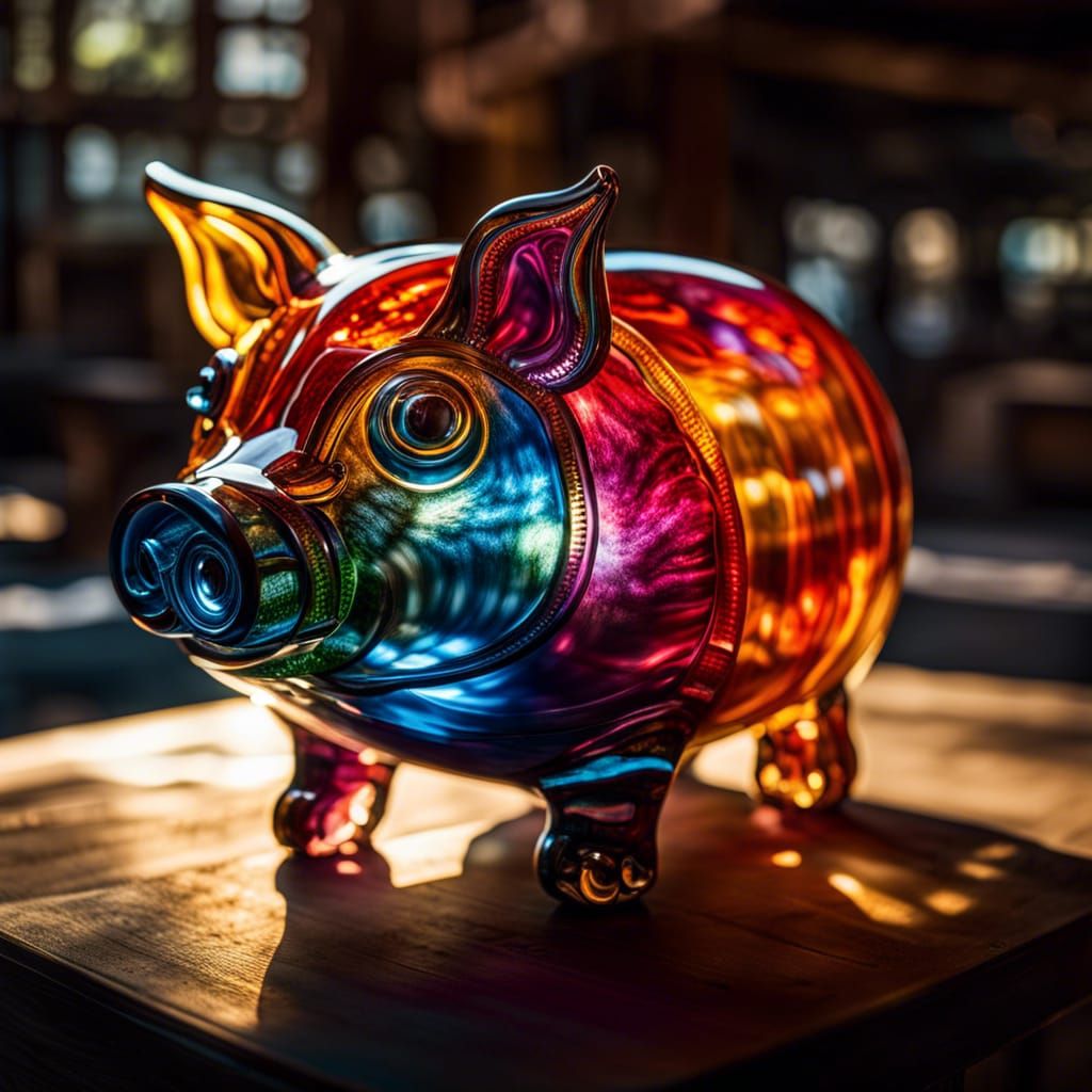 Pig'ment of Sunshine - AI Generated Artwork - NightCafe Creator