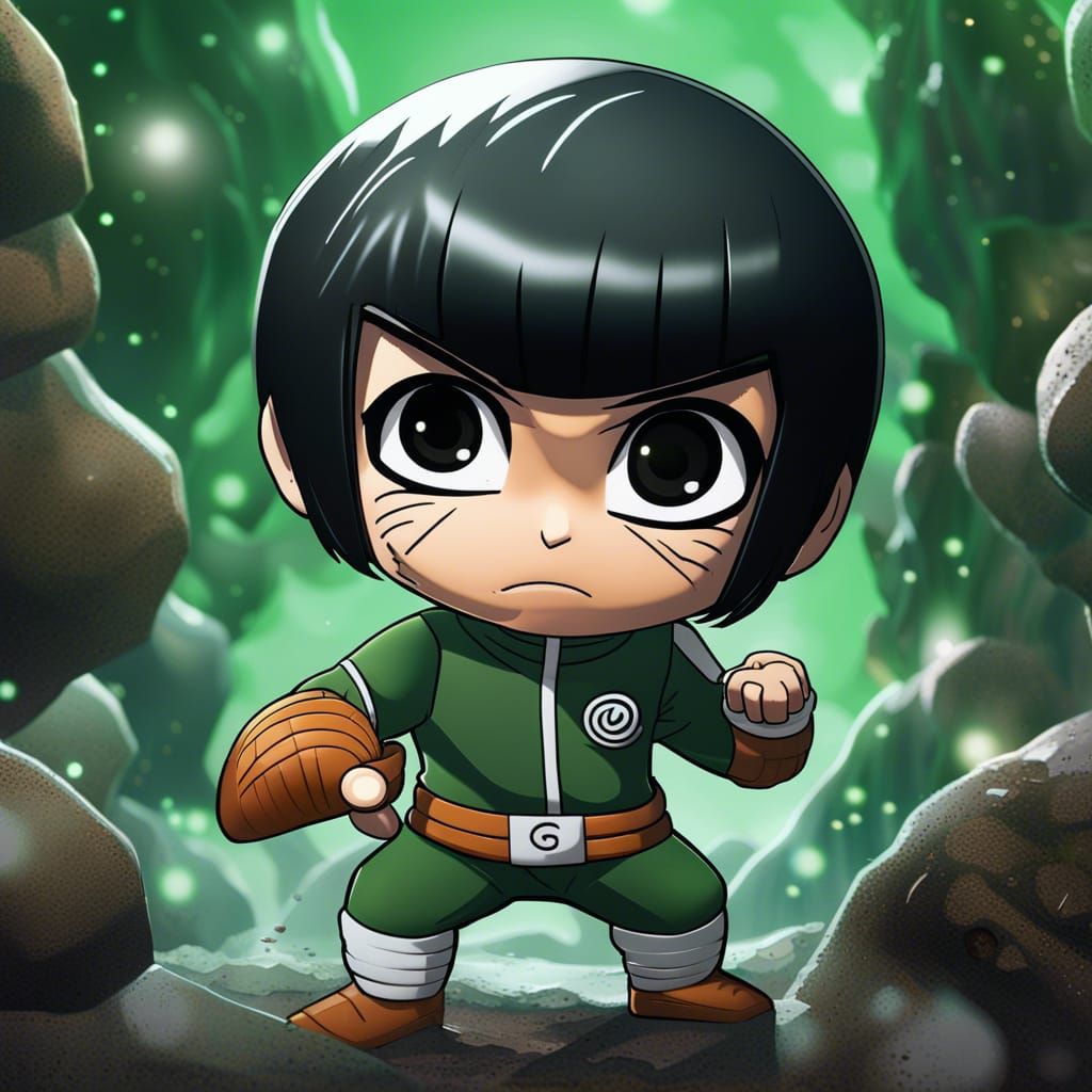 rock lee chibi - AI Generated Artwork - NightCafe Creator
