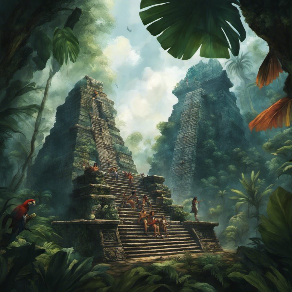 The Mayan - AI Generated Artwork - NightCafe Creator