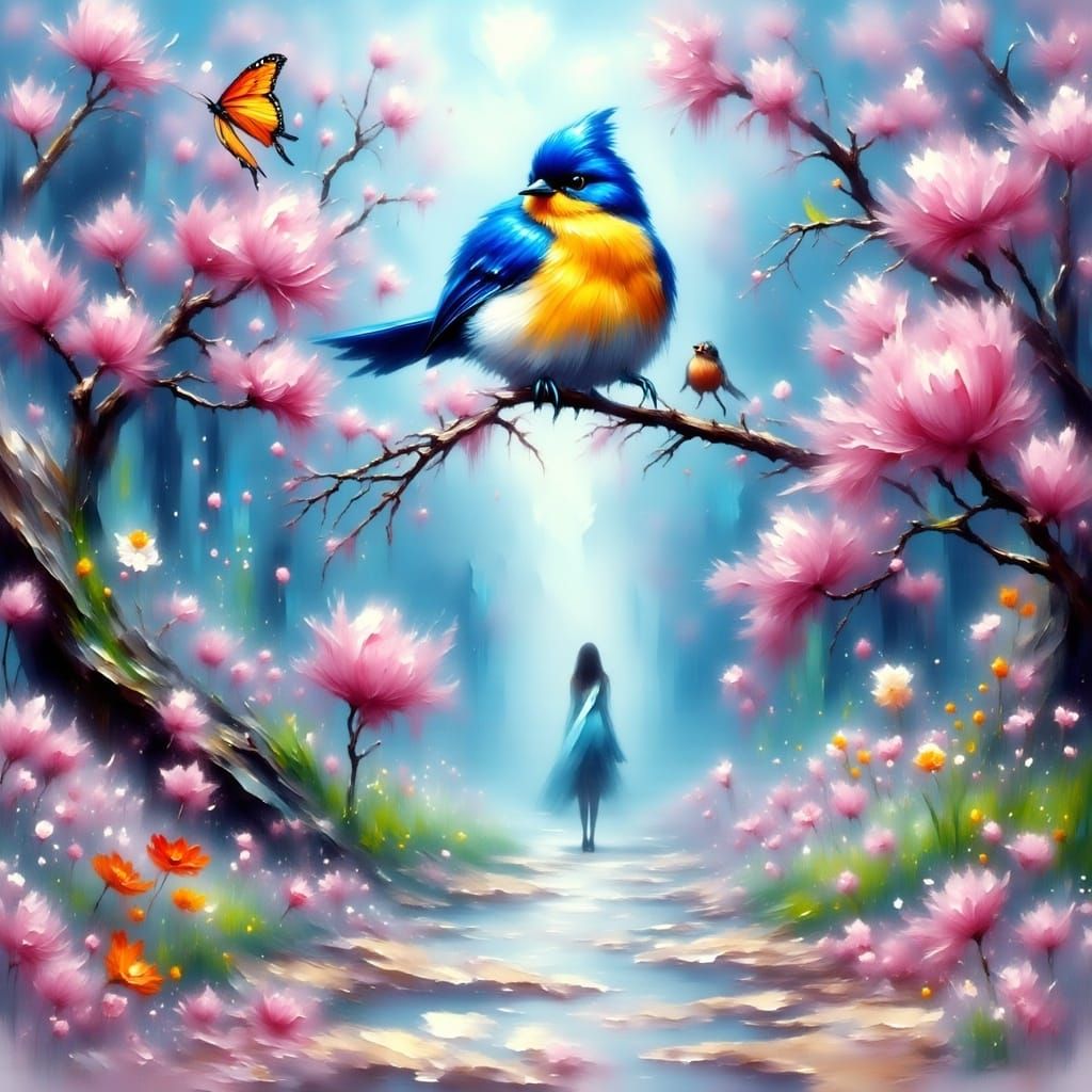 I wish you bluebirds in the spring To give your heart a song to sing