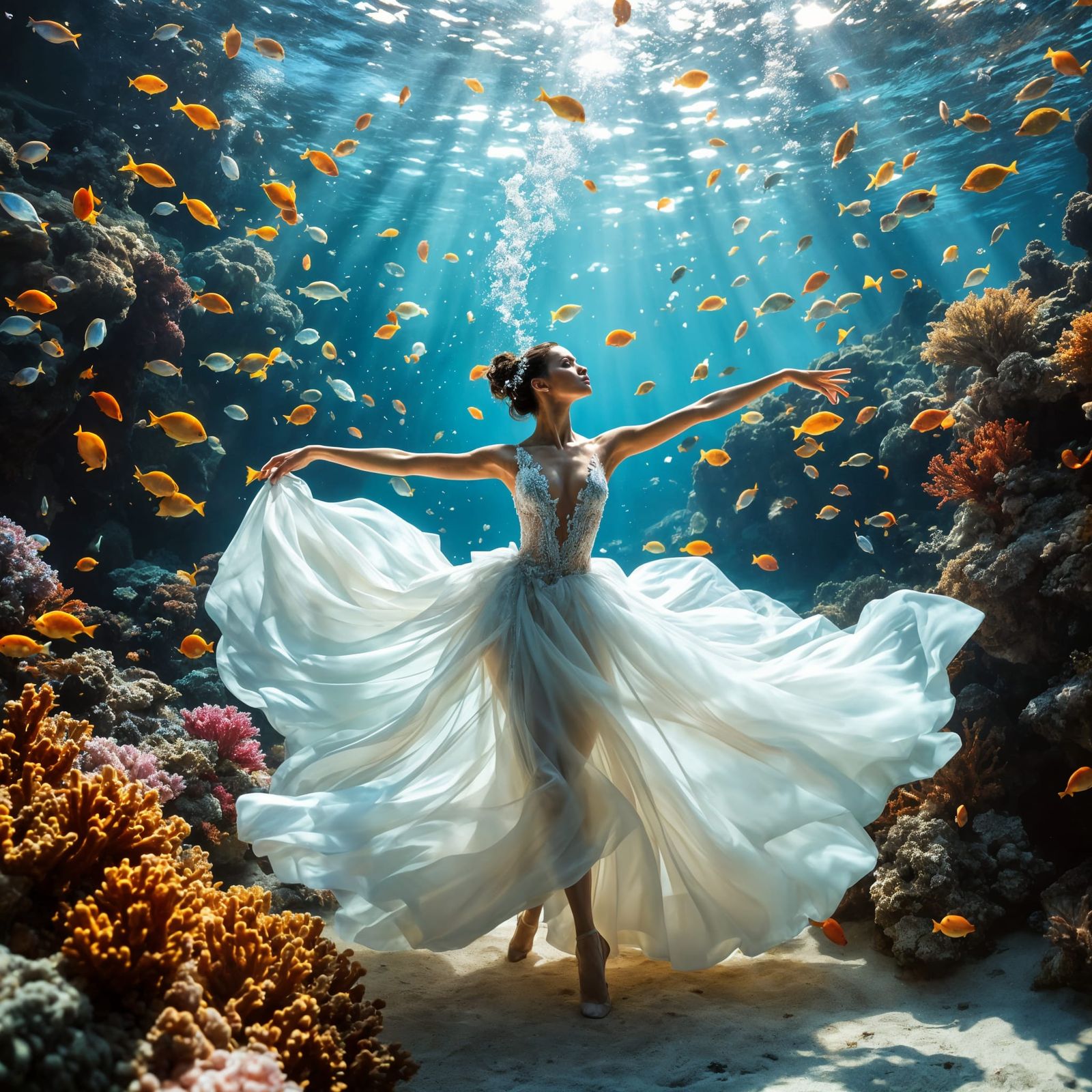 Graceful Underwater Ballet. - Graceful Underwater Ballet.