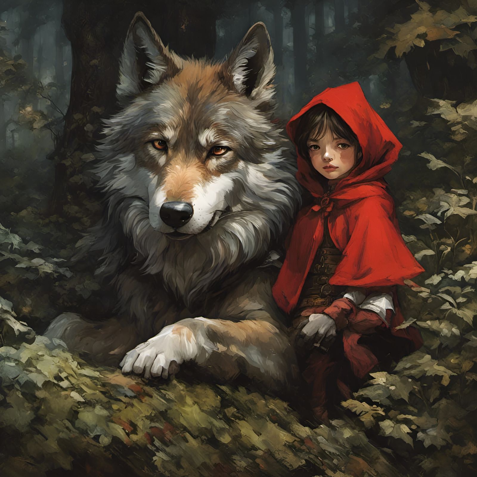 Lil Red - AI Generated Artwork - NightCafe Creator