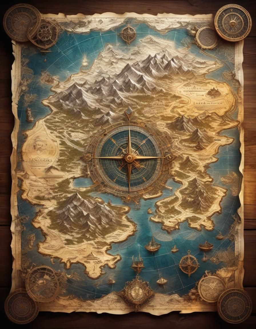 Map - AI Generated Artwork - NightCafe Creator