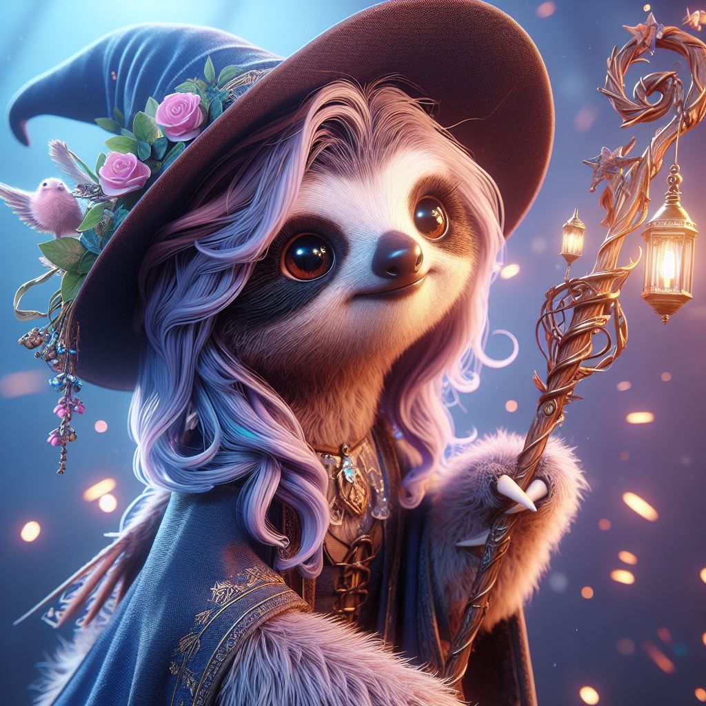 Sloth witch - AI Generated Artwork - NightCafe Creator