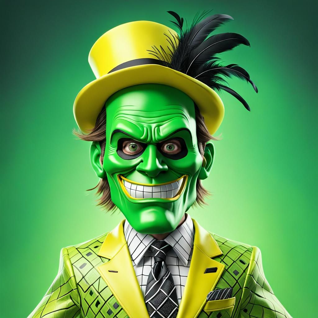 The Mask ~ Smokin' ....... - AI Generated Artwork - NightCafe Creator