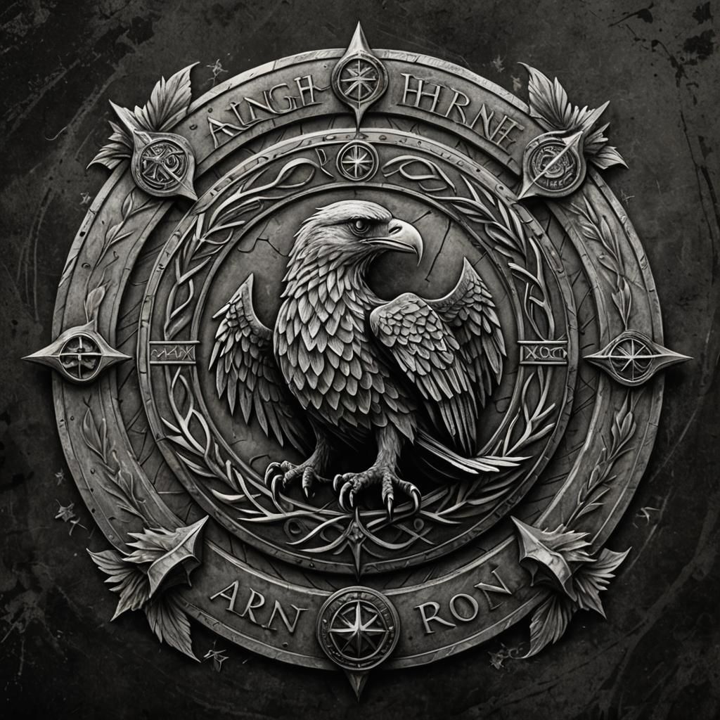 House of Arryn emblem from the Game of Thrones book, with its motto "As ...