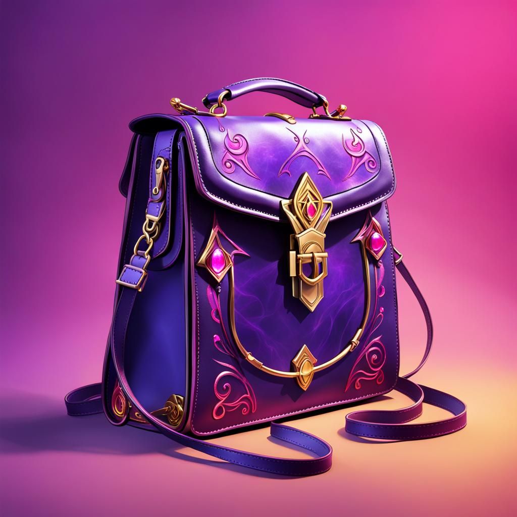 Arcane leather backpack - AI Generated Artwork - NightCafe Creator