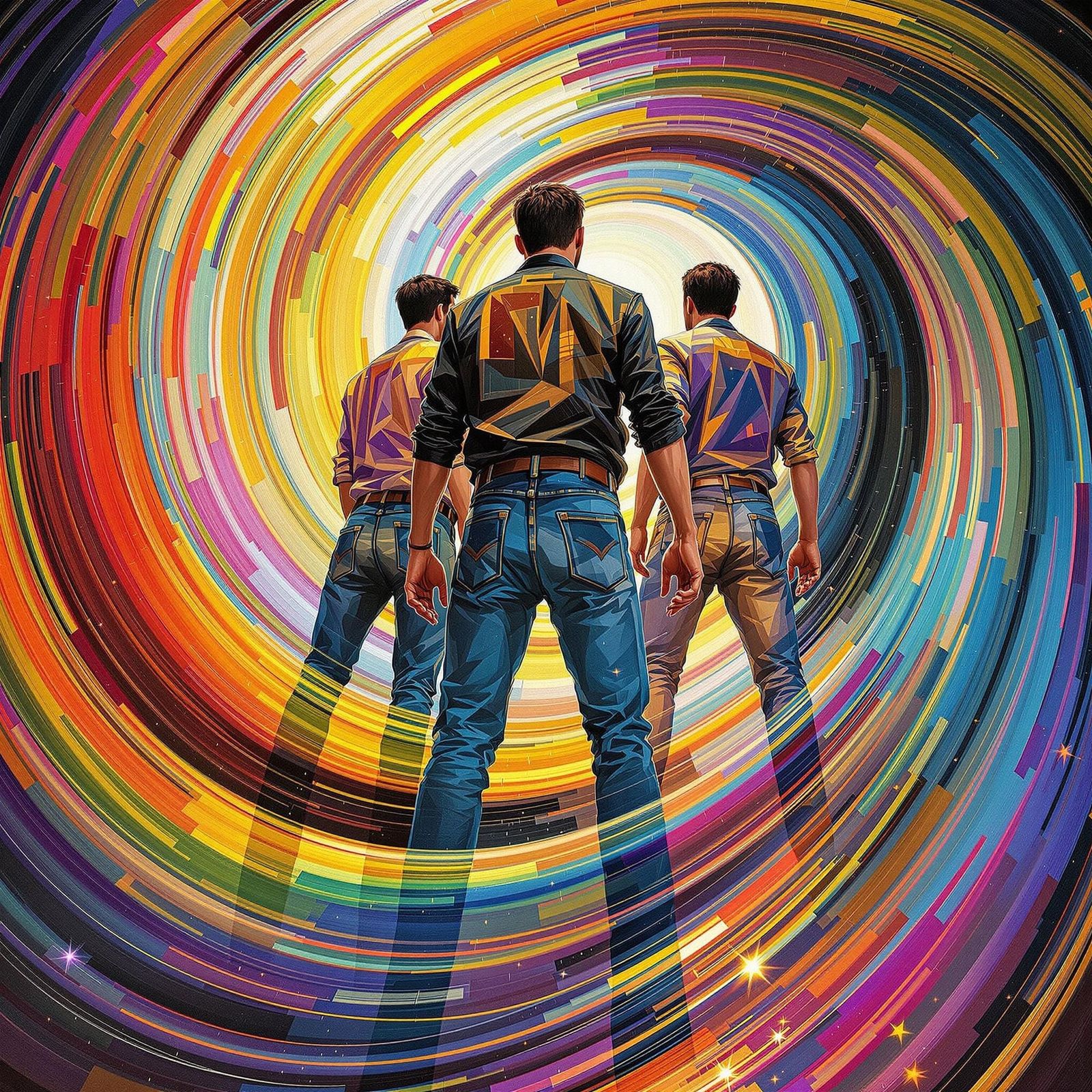 Wind Shadows Clock Pablo Picasso Tim Burton split-complementary colors ...