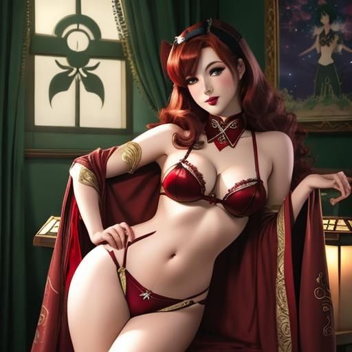 pretty burlesque - AI Generated Artwork - NightCafe Creator