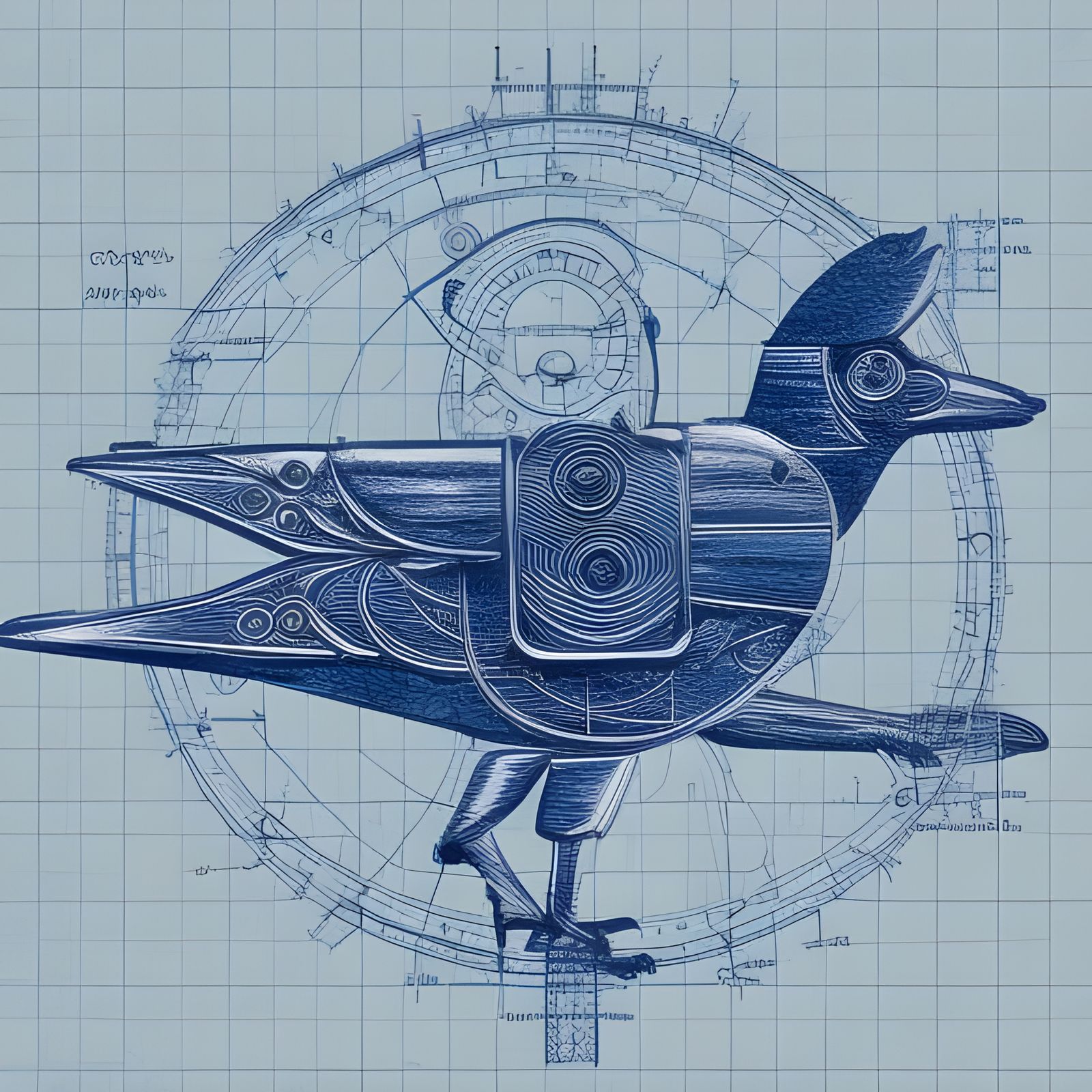 Mechanical Bird - AI Generated Artwork - NightCafe Creator